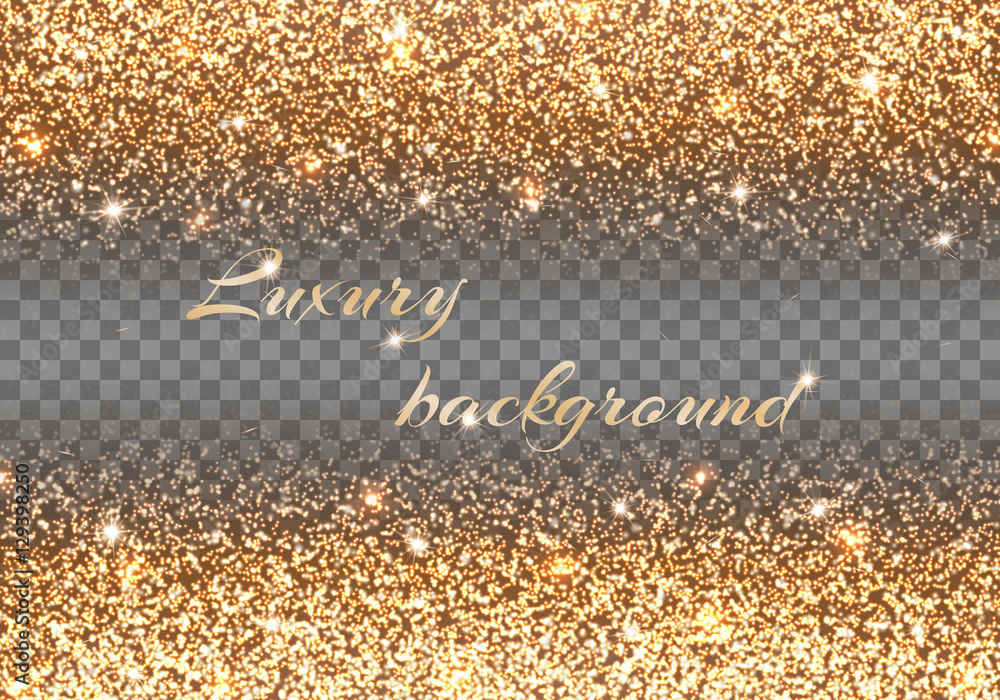 Bling background. New year celebration. Gold lights. Christmas ...