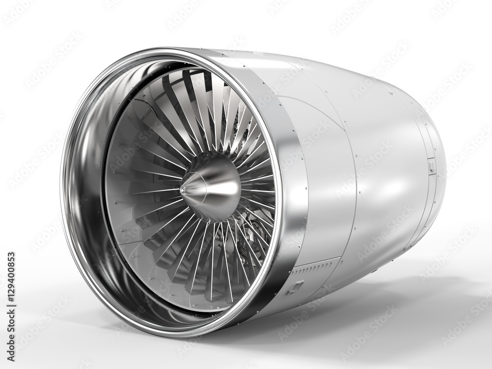 jet engine on white background Stock Illustration | Adobe Stock