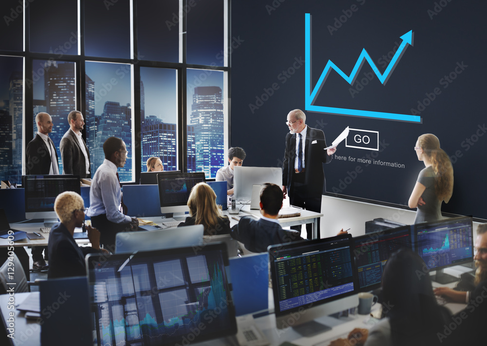 Growth Arrow Business Improvement Success Concept Stock Photo | Adobe Stock