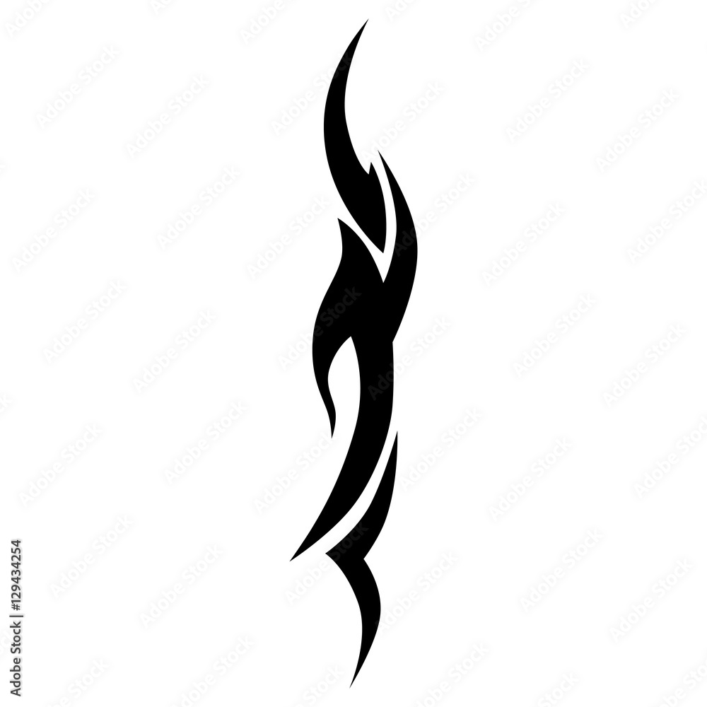 Simple tattoo design element. Stock Vector | Adobe Stock