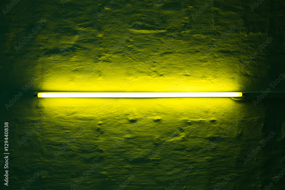 view on neon light at a wall Stock Photo | Adobe Stock