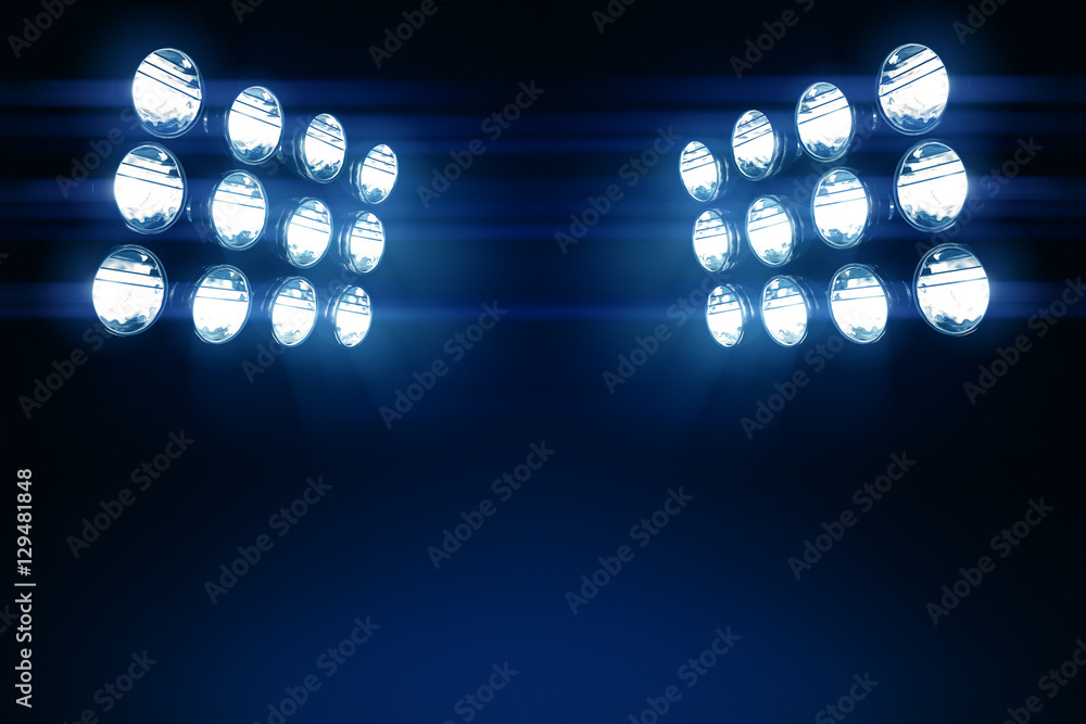 Stadium Lights Stock Illustration | Adobe Stock