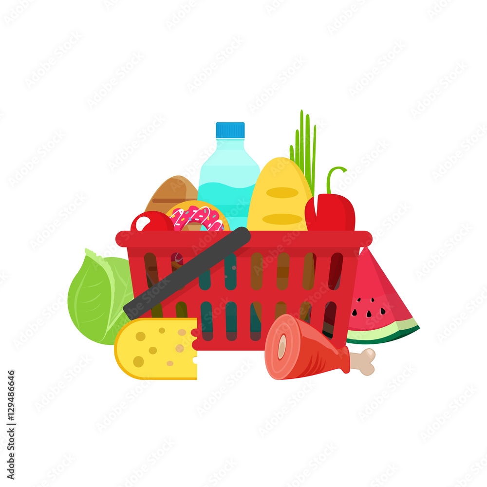 Grocery Items Vector