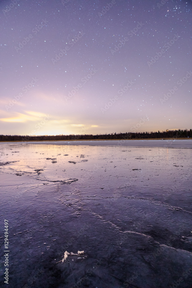 Ice and stars, Finland Stock Photo | Adobe Stock