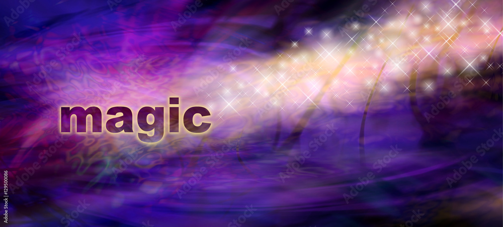 Magic Sparkles Website Banner - stream of golden sparkles and glitter ...
