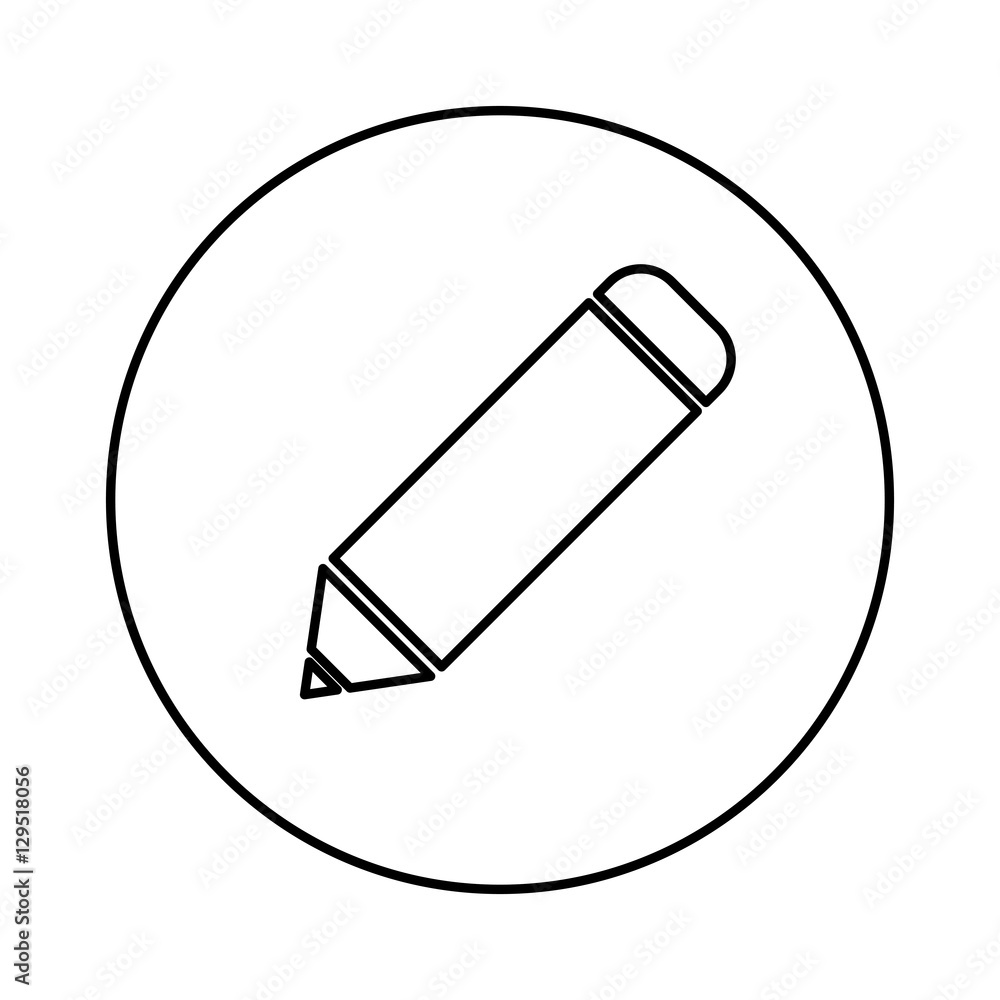 Isolated pencil symbol icon vector illustration graphic design Stock ...