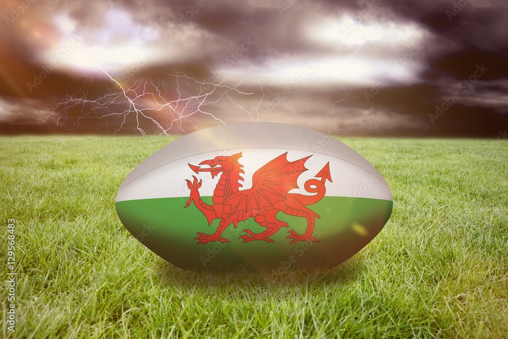 Composite image of wales rugby ball Stock-Foto | Adobe Stock