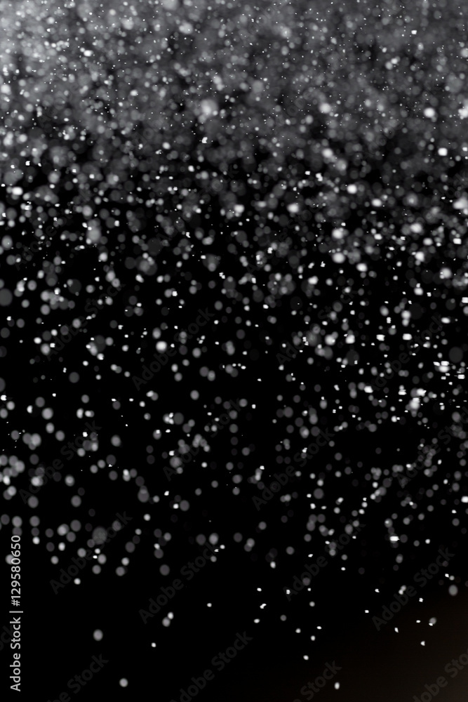 The falling snow. Background Stock Photo | Adobe Stock