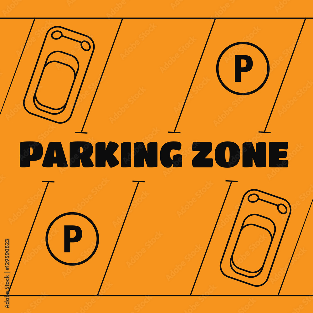Parking zone vector Stock Vector | Adobe Stock