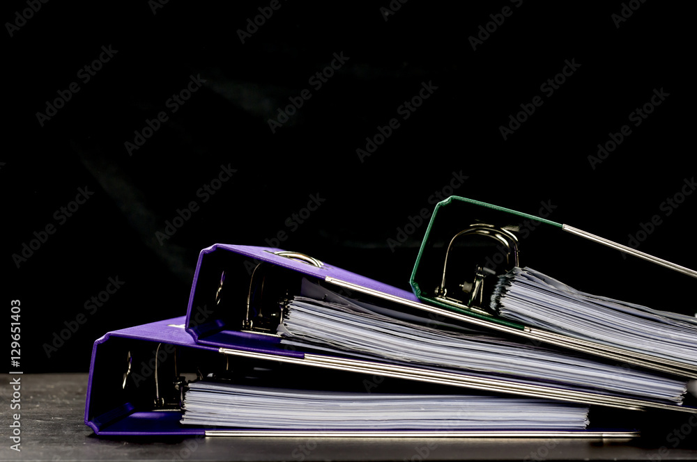 Files with Paperwork Stock Photo | Adobe Stock