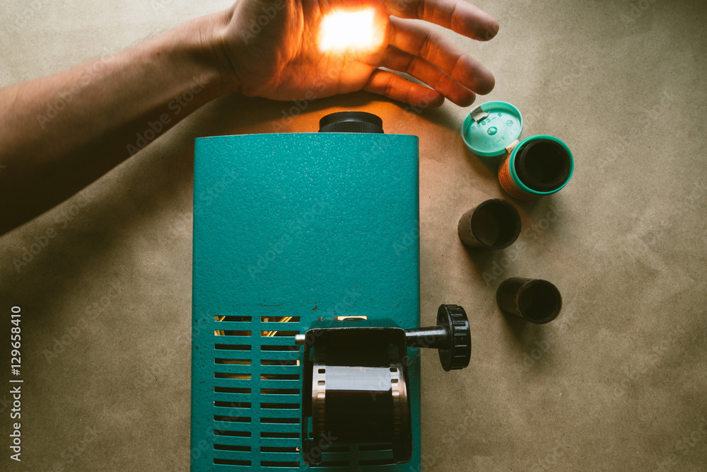 old school slide projector Stock Photo | Adobe Stock
