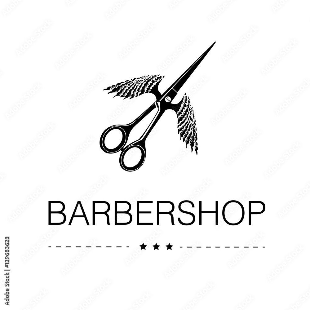 Barber Scissors Logo