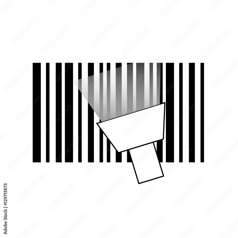 Bar code symbol icon vector illustration graphic design Stock ...