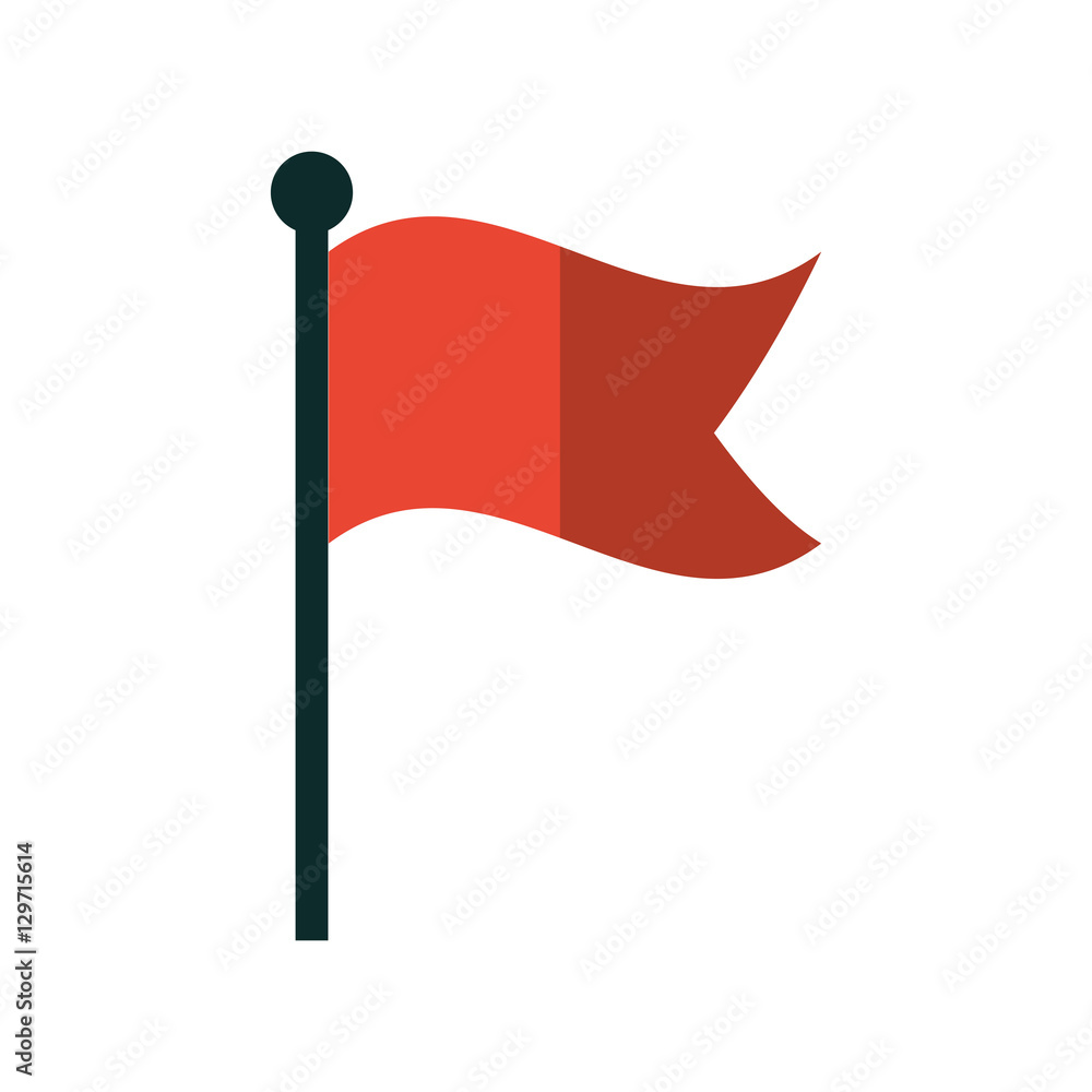 flag location isolated icon vector illustration design Stock Vector ...