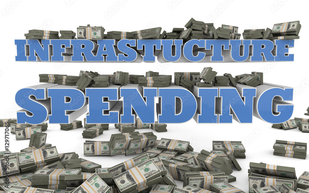 Infrastructure Spending - Economic Stimulus Stock Illustration | Adobe ...