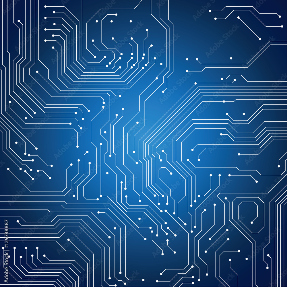 Circuit board background. Vector Stock Vector | Adobe Stock