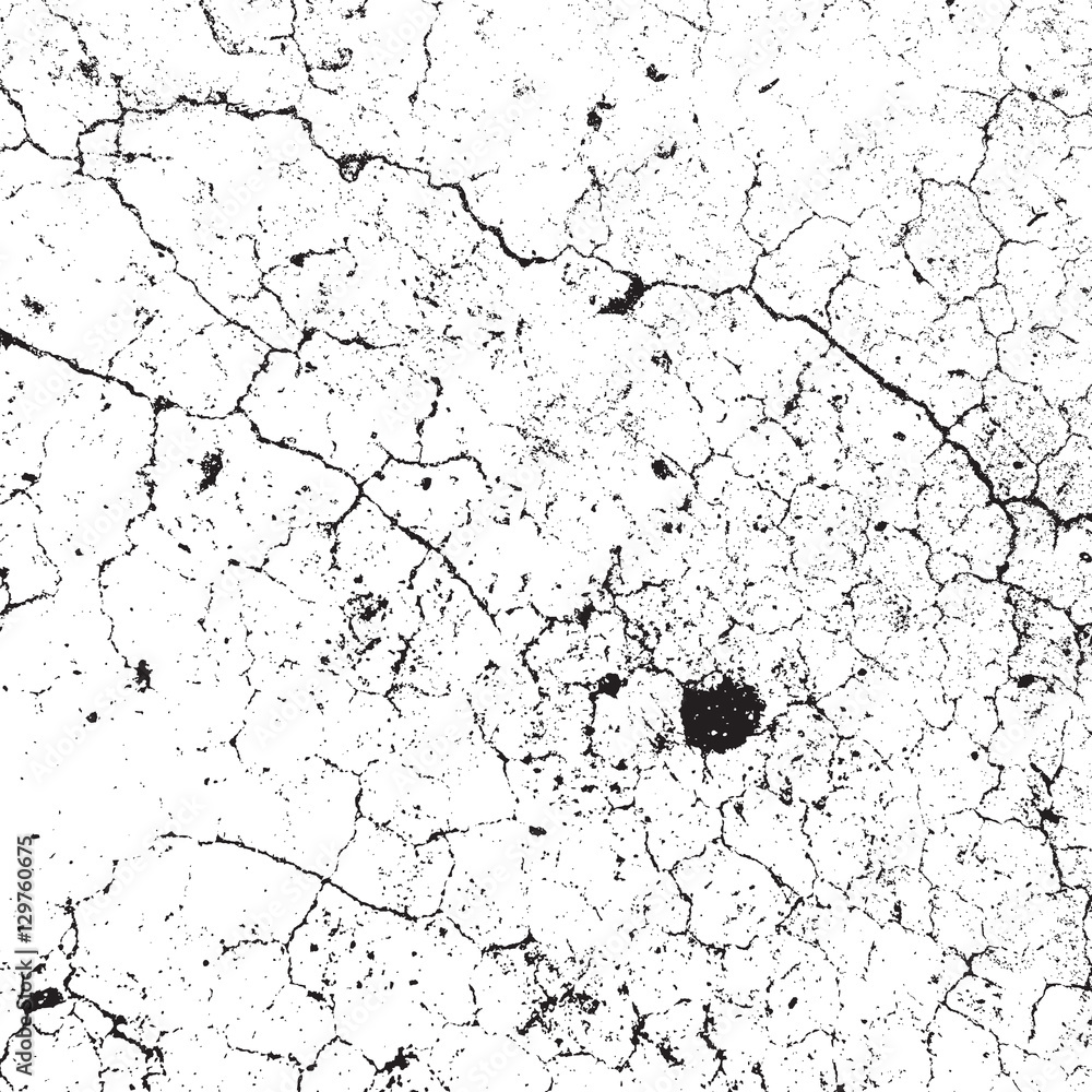 Crack Distress Texture. Grunge Overlay Background. Dirty Damaged ...