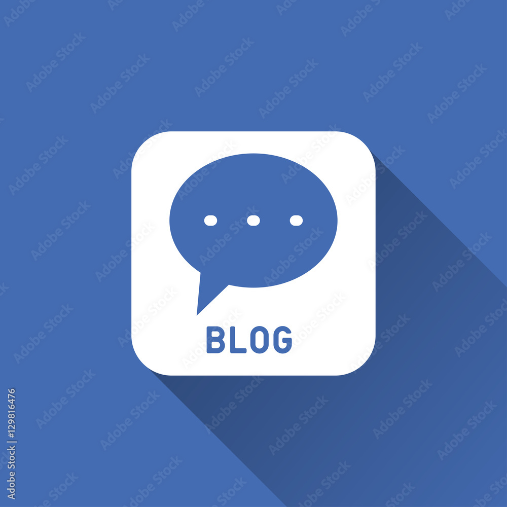 blog icon design Stock Vector | Adobe Stock