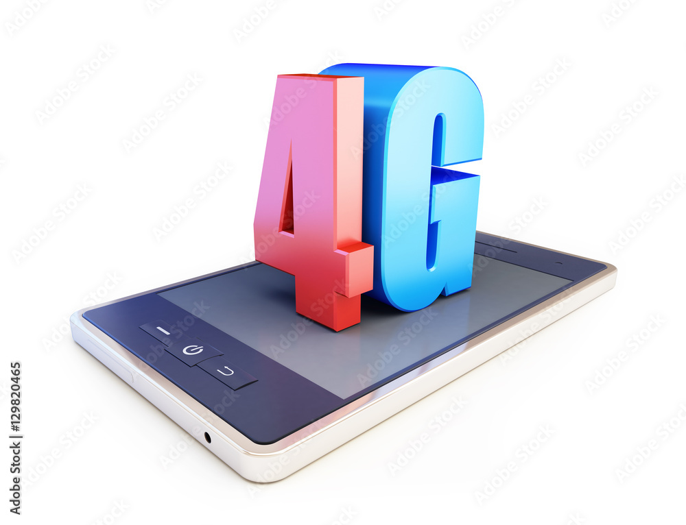 4g smartphone ang text 4g, 4G sign, 4G cellular high speed data ...