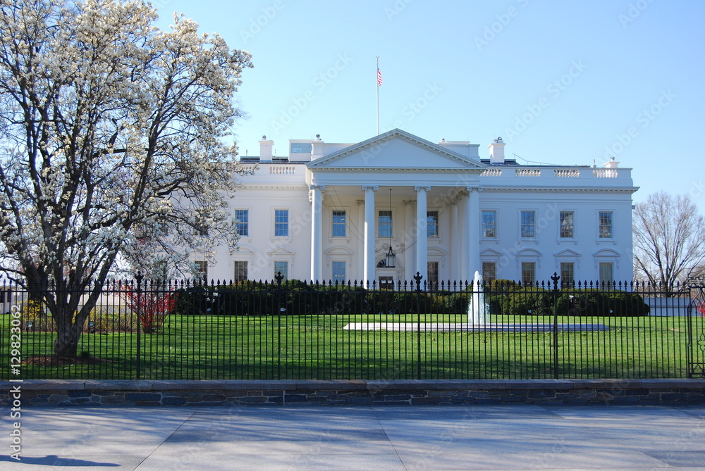 White House, Washington, DC - home of President of the United States of ...