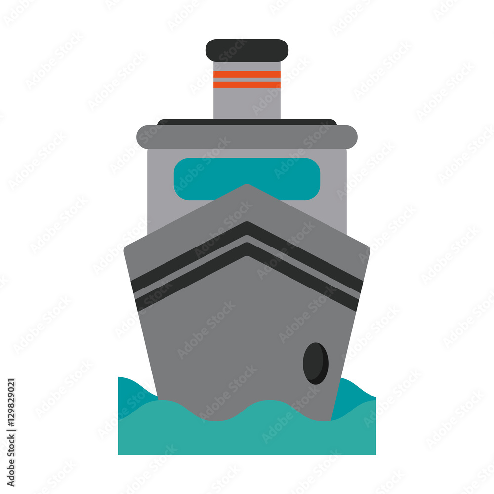 steam boat ship transport vector illustration eps 10 Stock Vector ...