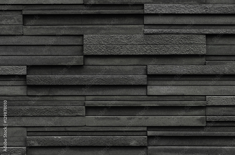Black bricks slate texture background, slate stone wall texture Stock ...