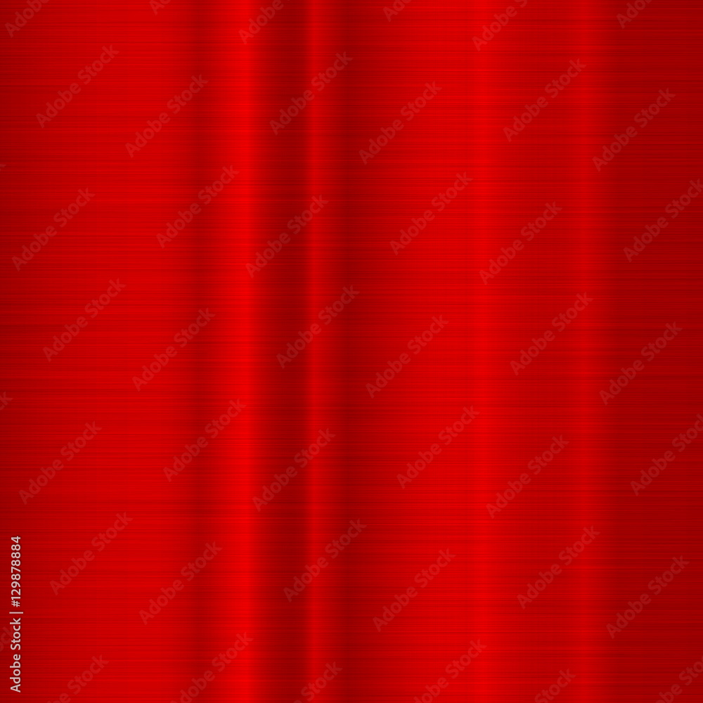Red metal abstract technology background with polished, brushed texture ...