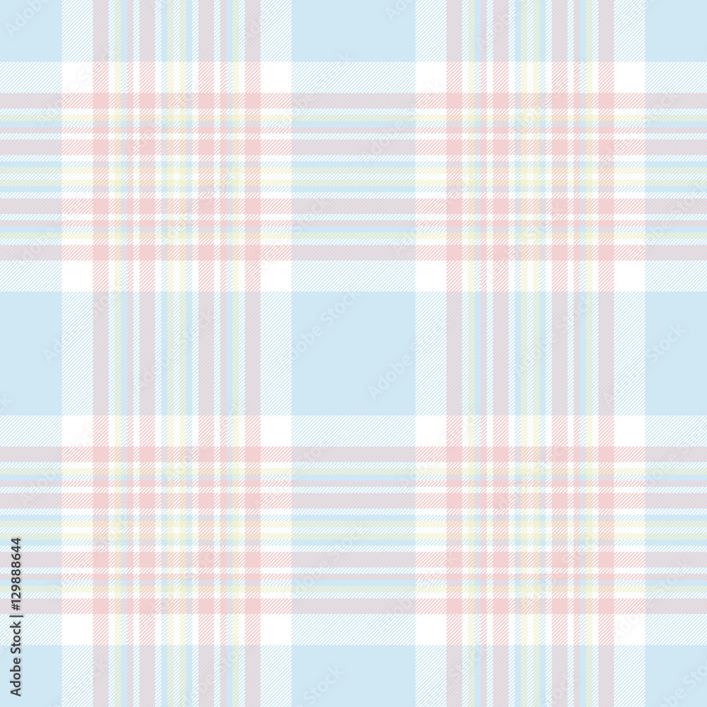 Pastel check seamless pattern Stock Vector | Adobe Stock
