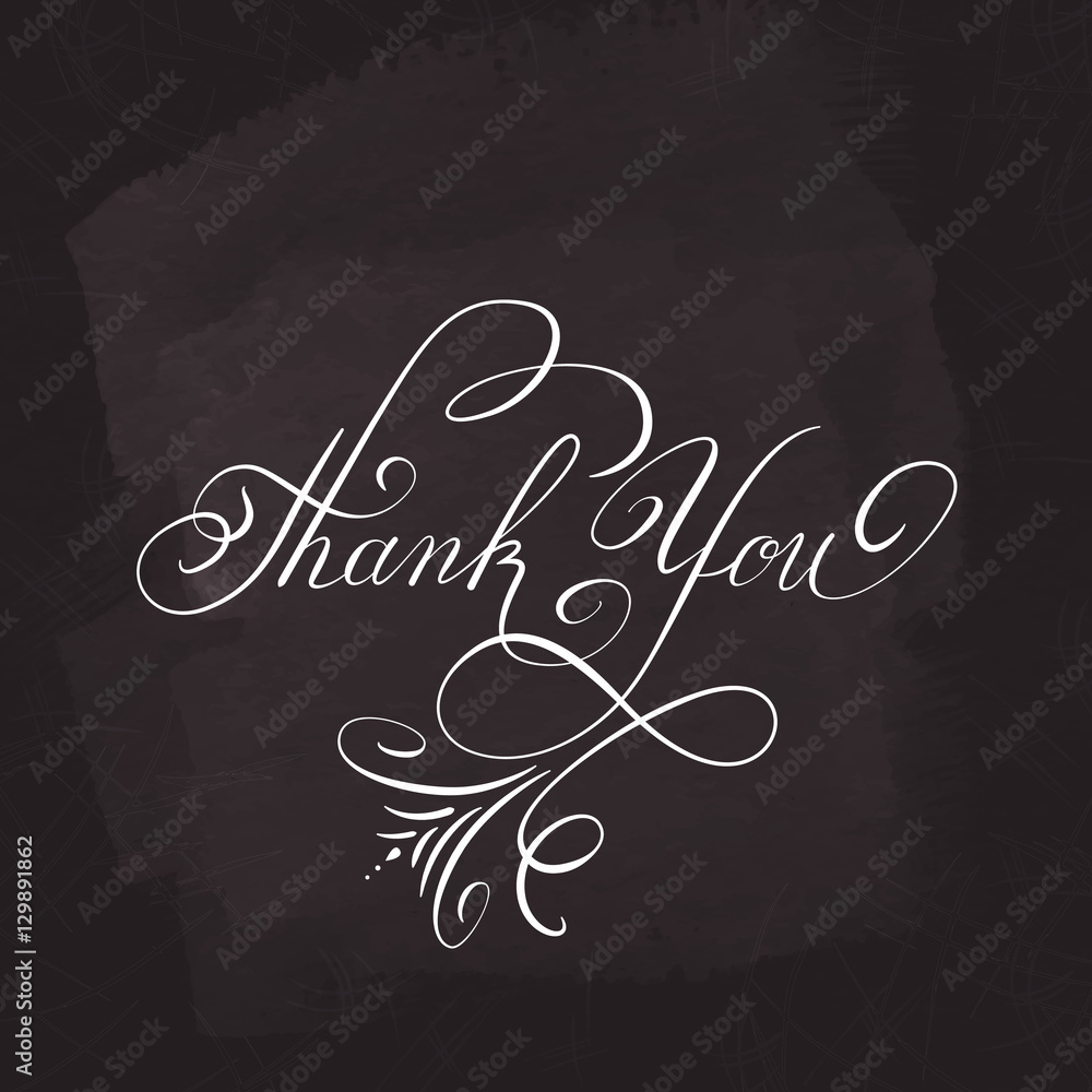 Poster Handwritten copperplate style calligraphy. – Wall Art | UkPosters