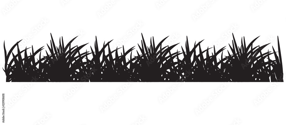 Backgrounds Of Black Grass Stock Vector | Adobe Stock