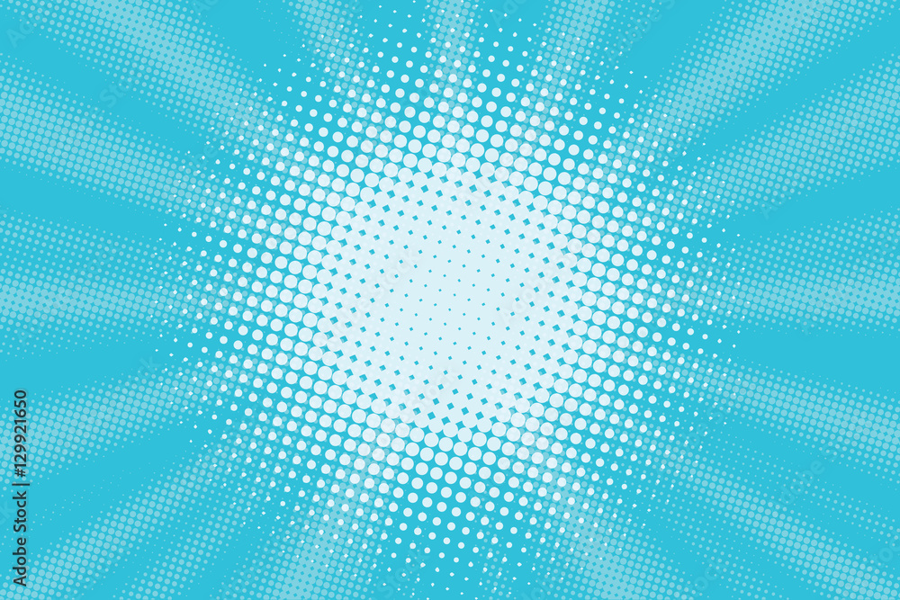 Light blue pop art background Stock Vector | Adobe Stock
