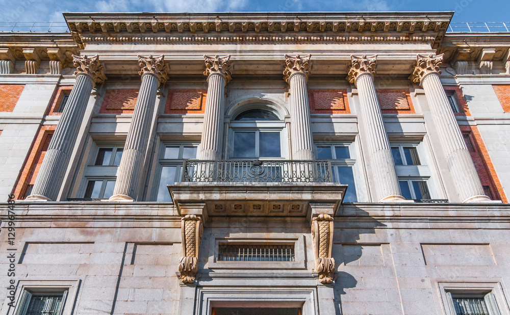 European architecture building details with Corinthian Capital columns ...