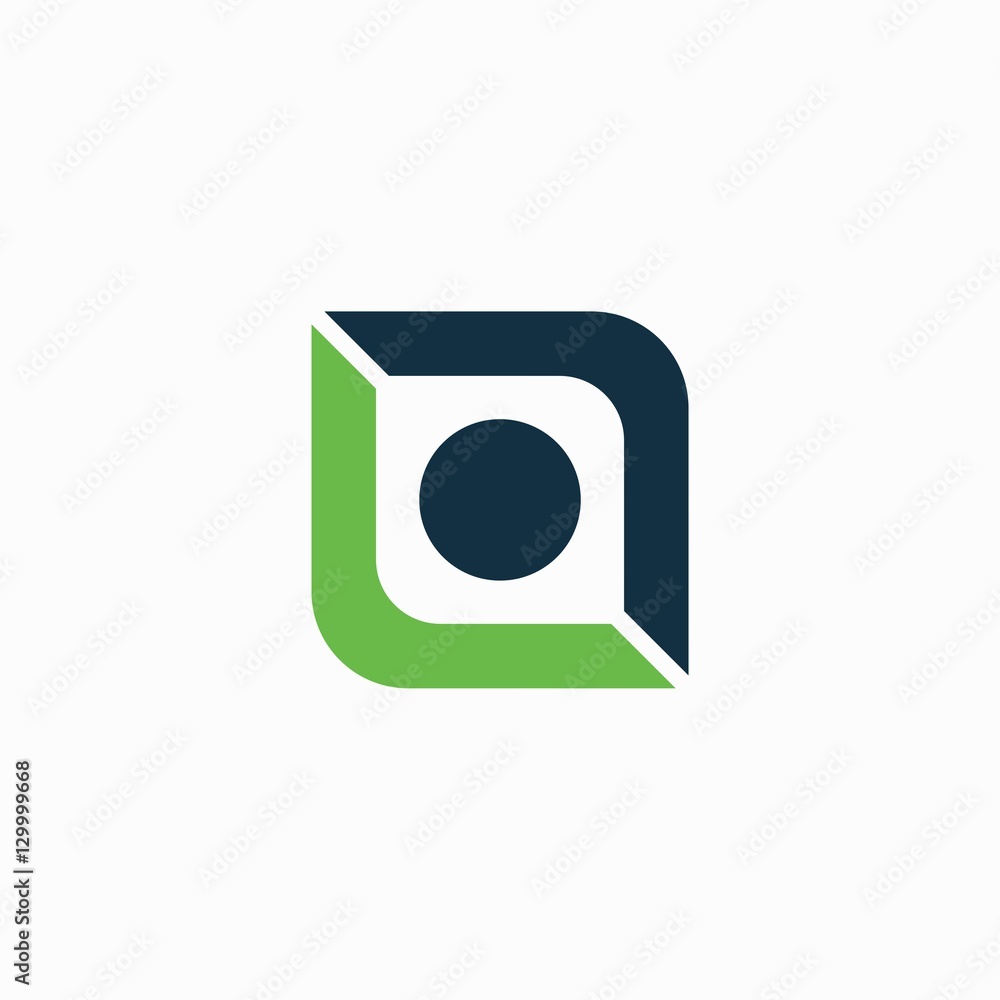 Square logo design Stock Vector | Adobe Stock