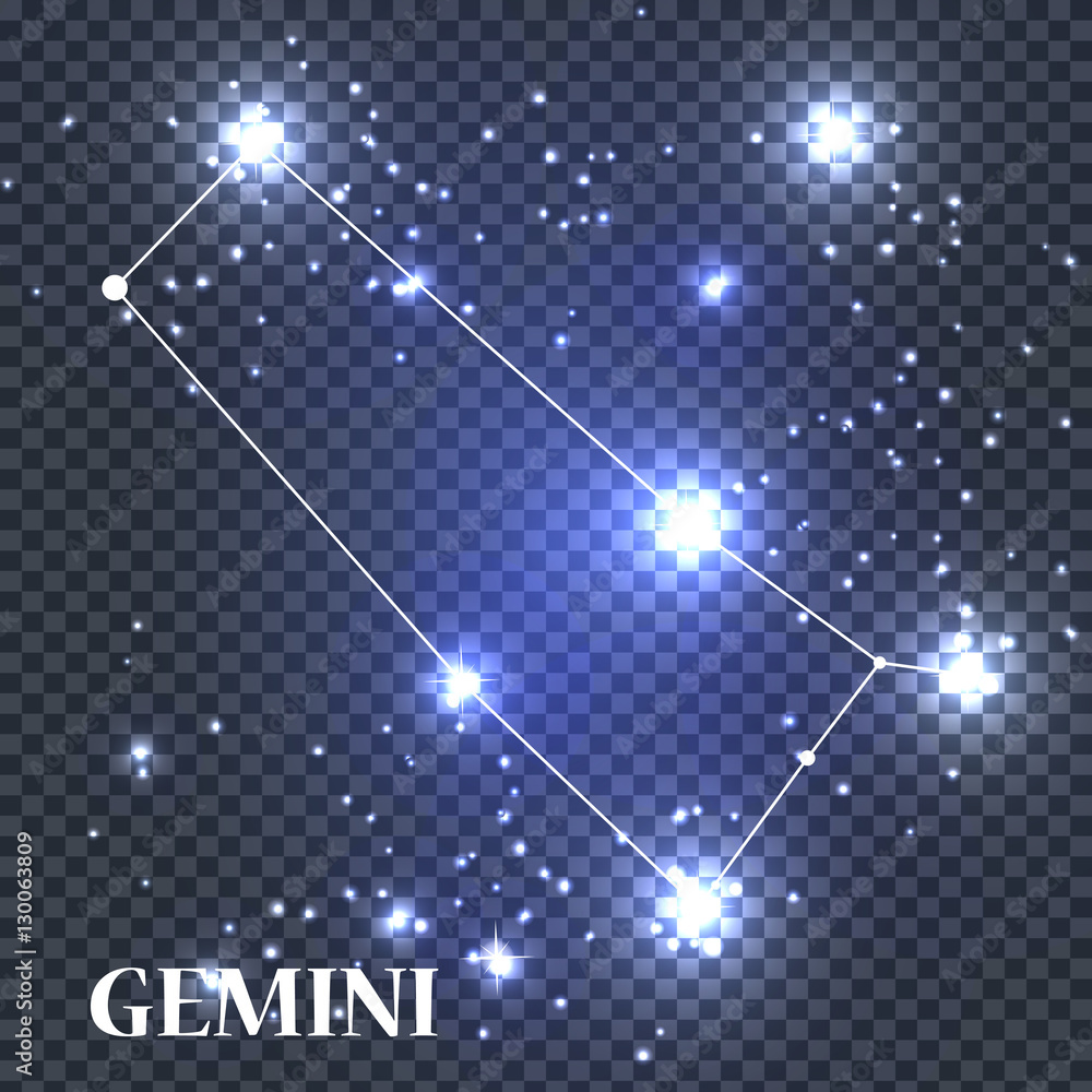 Symbol Gemini Zodiac Sign. Vector Illustration. Stock Vector | Adobe Stock