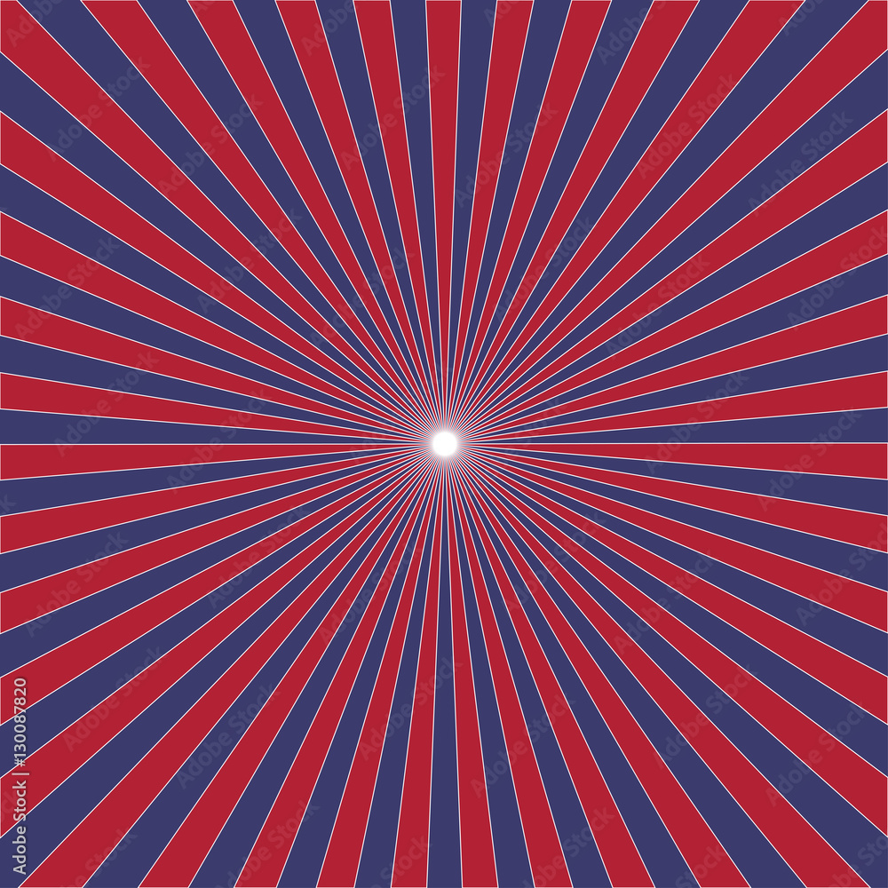 Old Glory Blue, Old Glory Red and White Sunburst Background. This ...