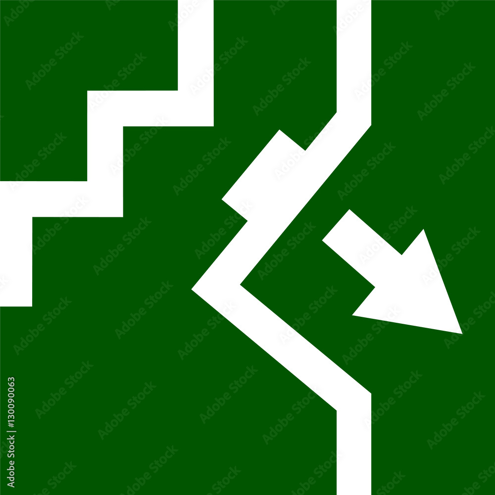 Sign garbage chute Stencil for the drawing on the wall Stock Vector ...