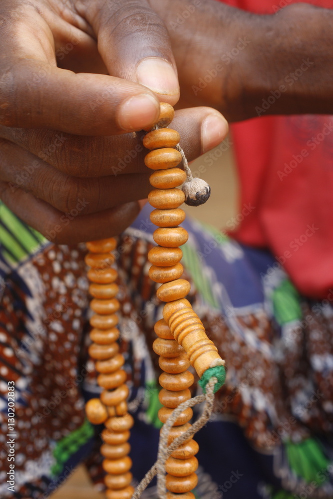 Muslim prayer beads, Lome, Togo, West Africa Stock-Foto | Adobe Stock