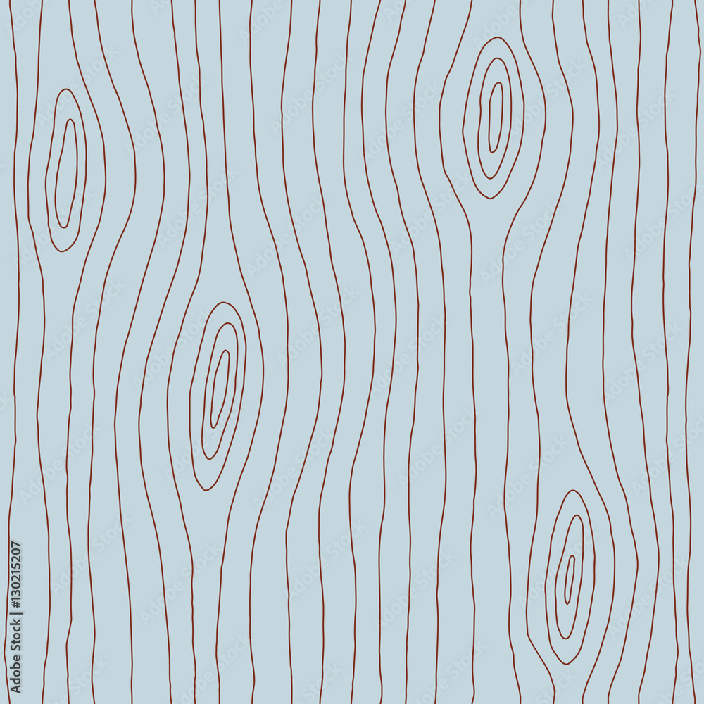 Wood texture hand drawn seamless pattern. Wood lines, grain. Vector ...