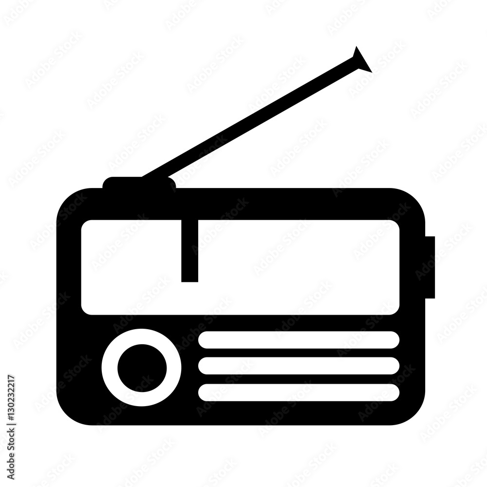 Radio icon illustration design Stock Vector | Adobe Stock