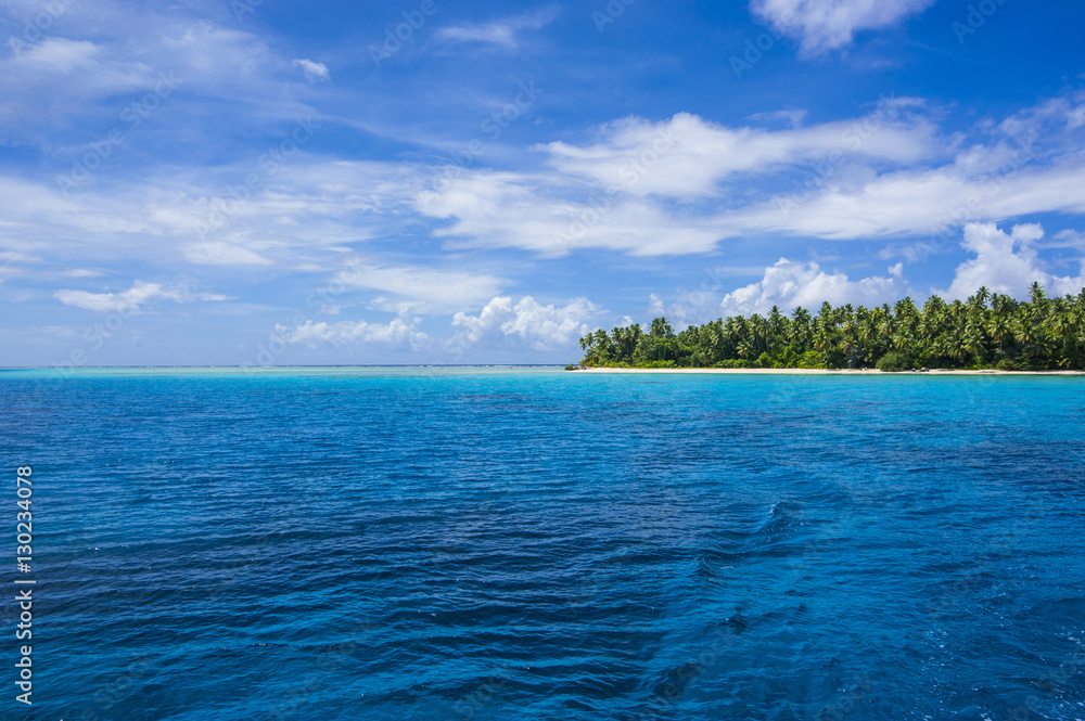 Little islet in the Ant Atoll, Pohnpei, Micronesia Stock Photo | Adobe ...