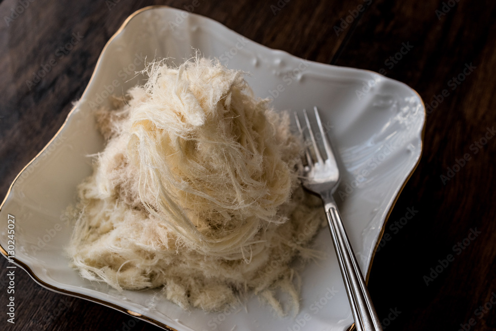Turkish Dessert Pismaniye / Cotton Candy Stock Photo | Adobe Stock