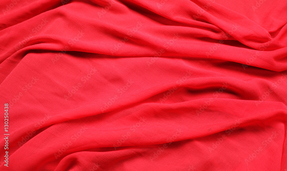 Flowing red fabric Stock Photo | Adobe Stock