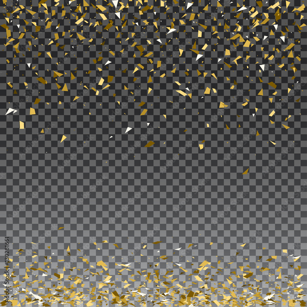 Abstract gold glitter splatter background for the card, invitation ...