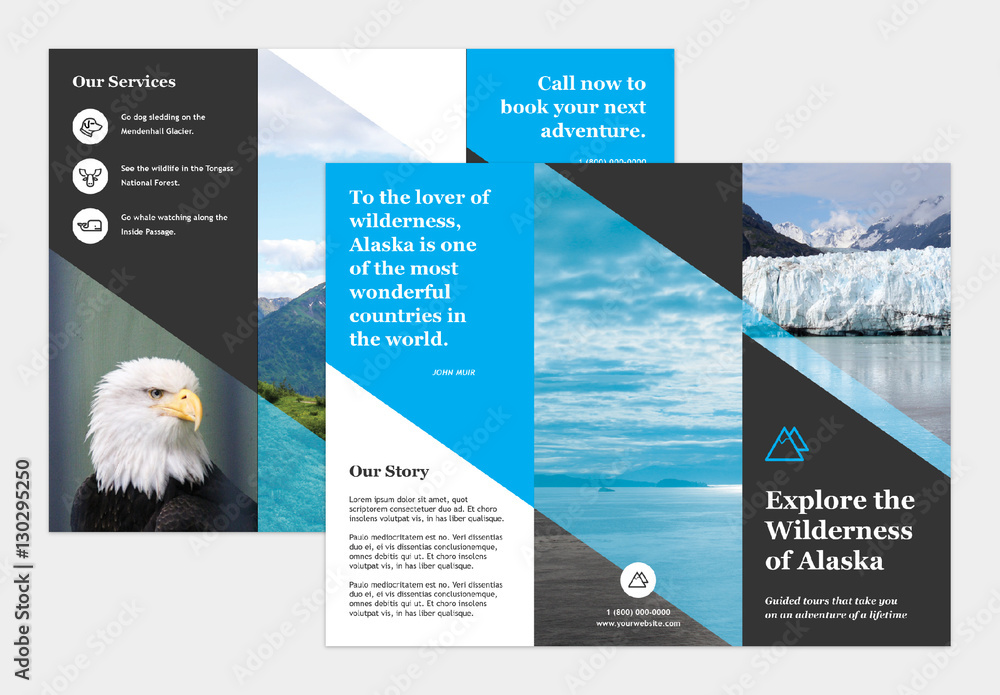 Brochure with Instructions Stock Template | Adobe Stock