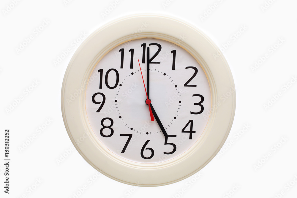 Analog Clock Showing 3 00