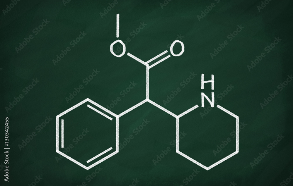 Structural model of Methylphenidate Stock Illustration | Adobe Stock