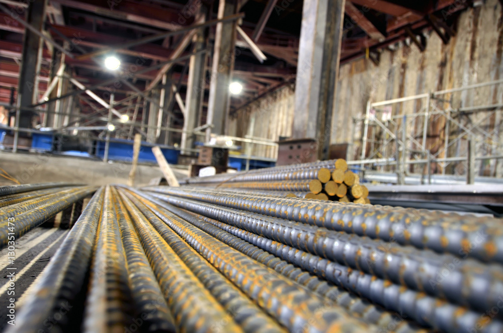 civil engineering construction site, rebar construction work Stock ...