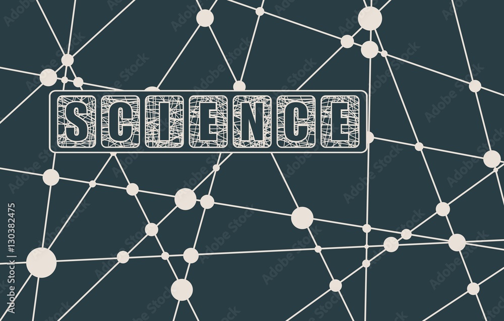 Molecule And Communication Background. Modern vector brochure or report ...