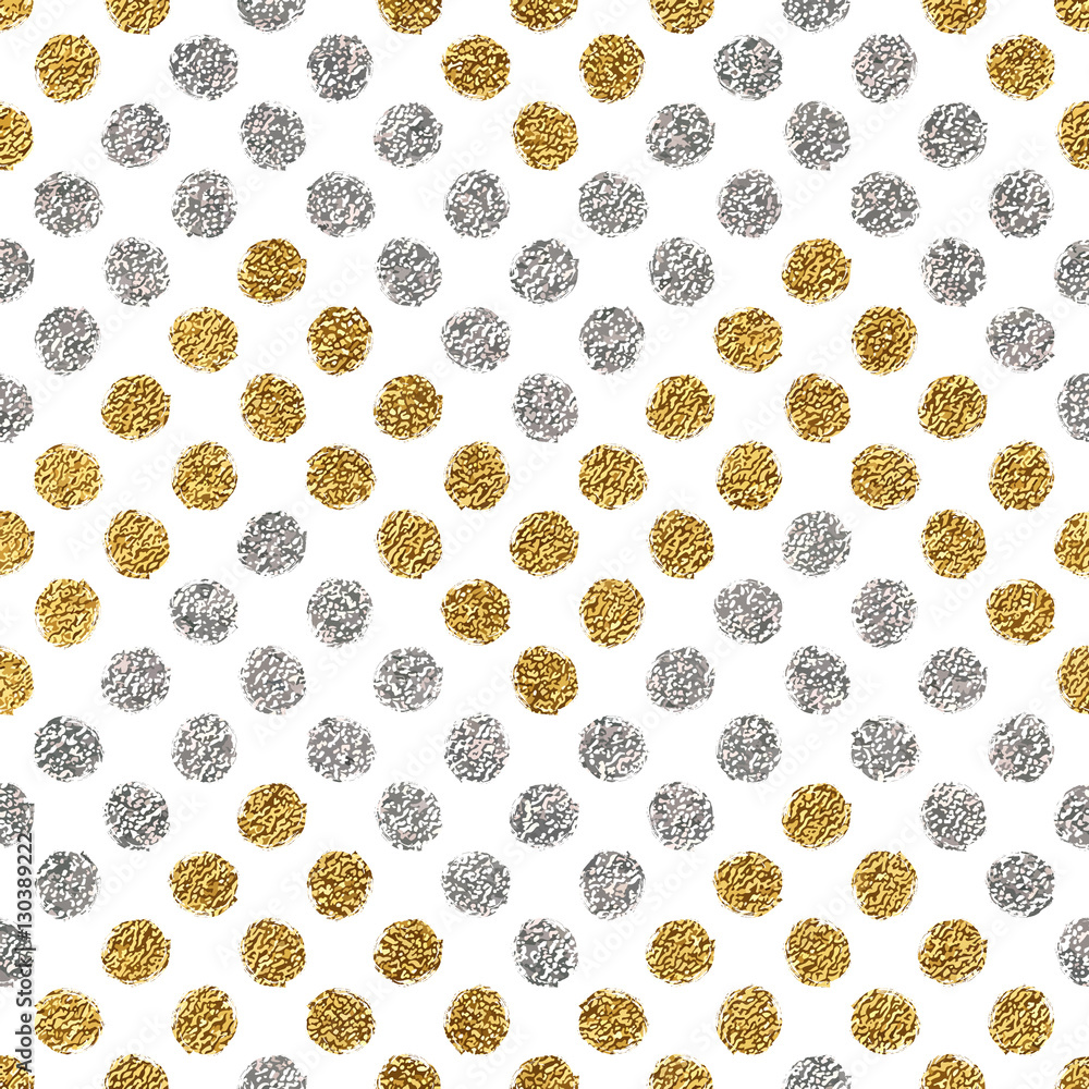 Silver Glitter Chevron Background