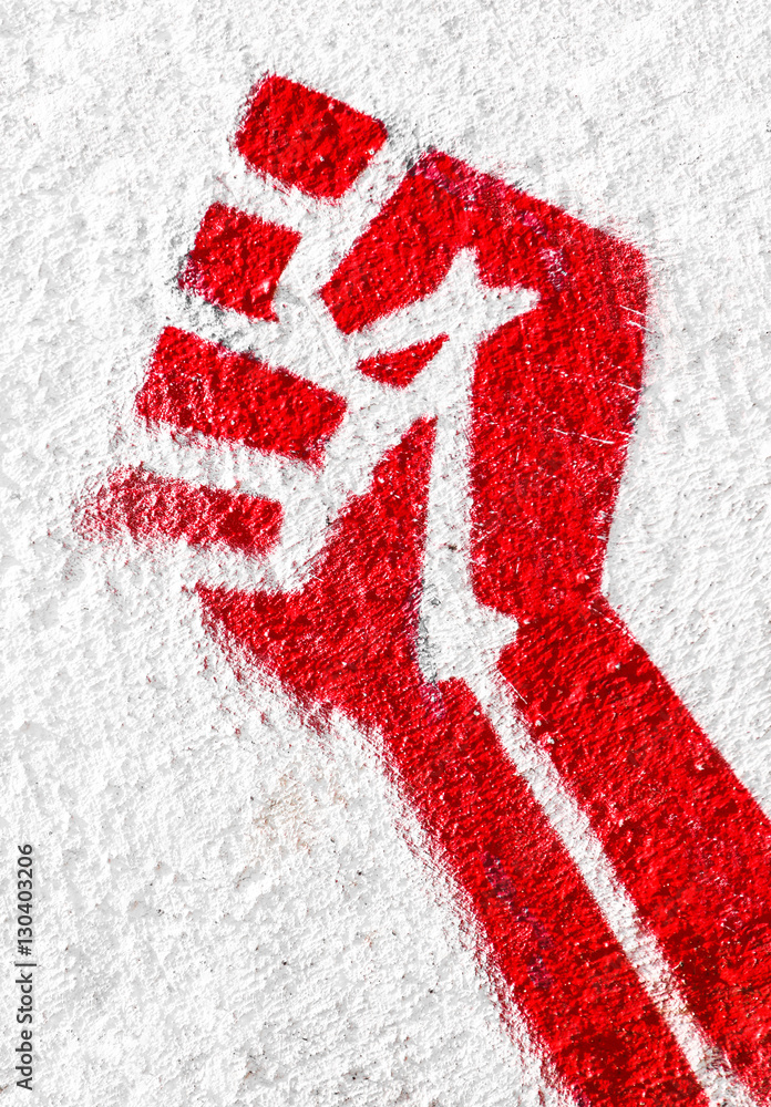 Rote Faust Stock-Foto | Adobe Stock